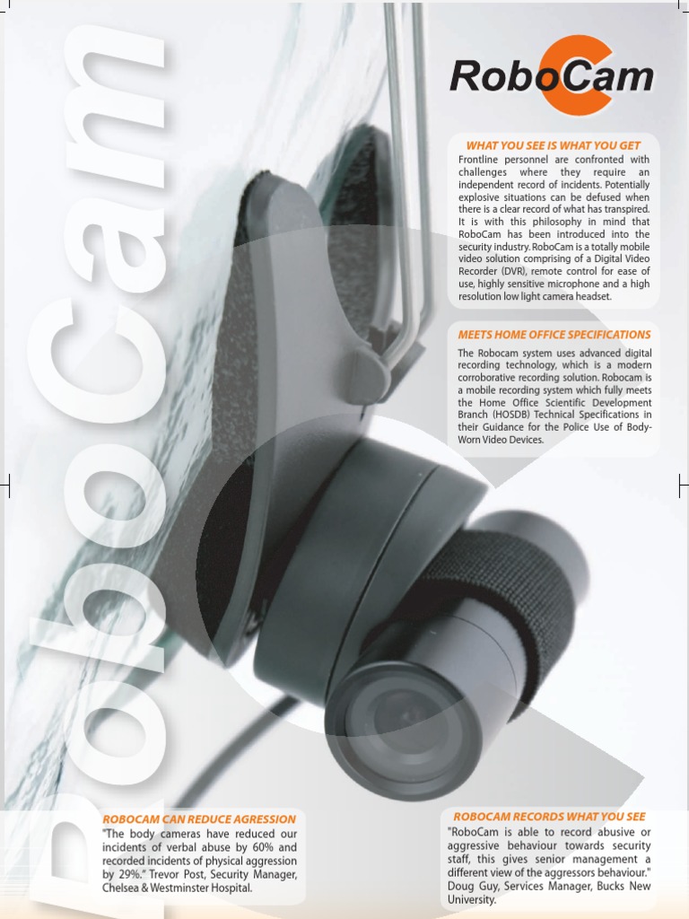 Robocam Brochure | PDF
