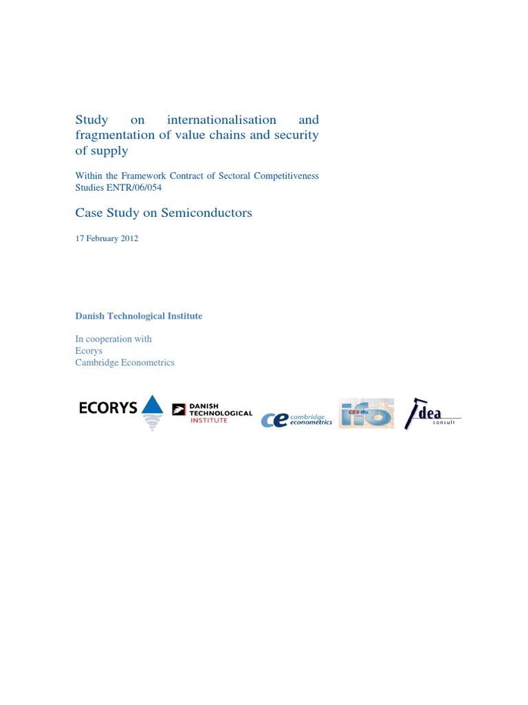Case Study Semiconductors | PDF | Wafer (Electronics) | Integrated Circuit