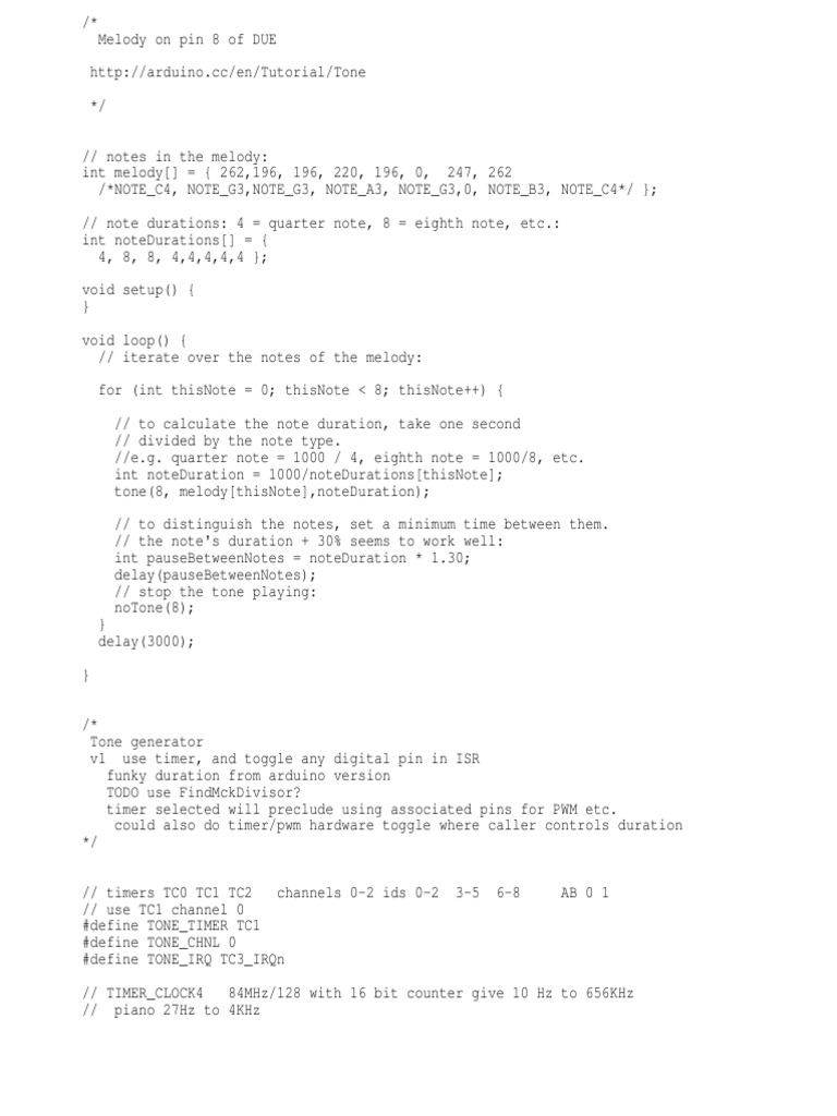 Arduino Due | PDF | Frequency | Telecommunications Engineering