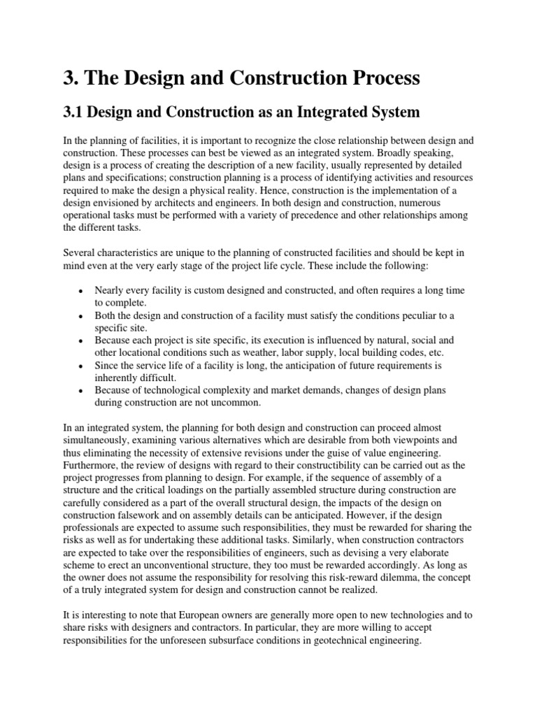 3 The Design and Construction Process | PDF | Green Building | Average Cost