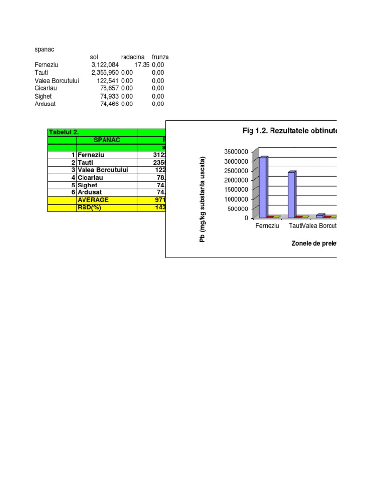 Determinarea PB Excel | PDF