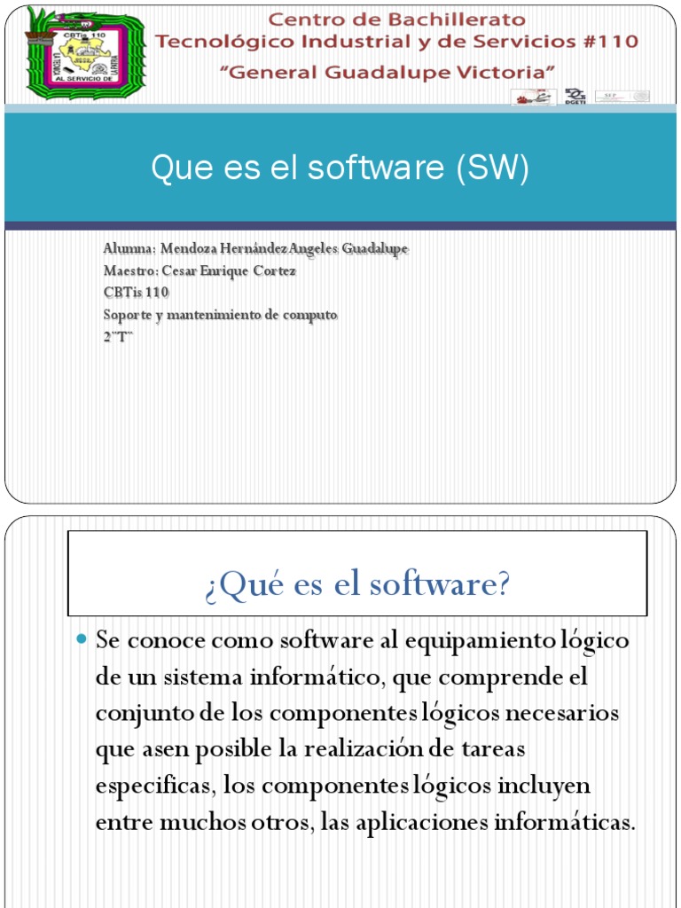 Que Es El Software (SW) | PDF