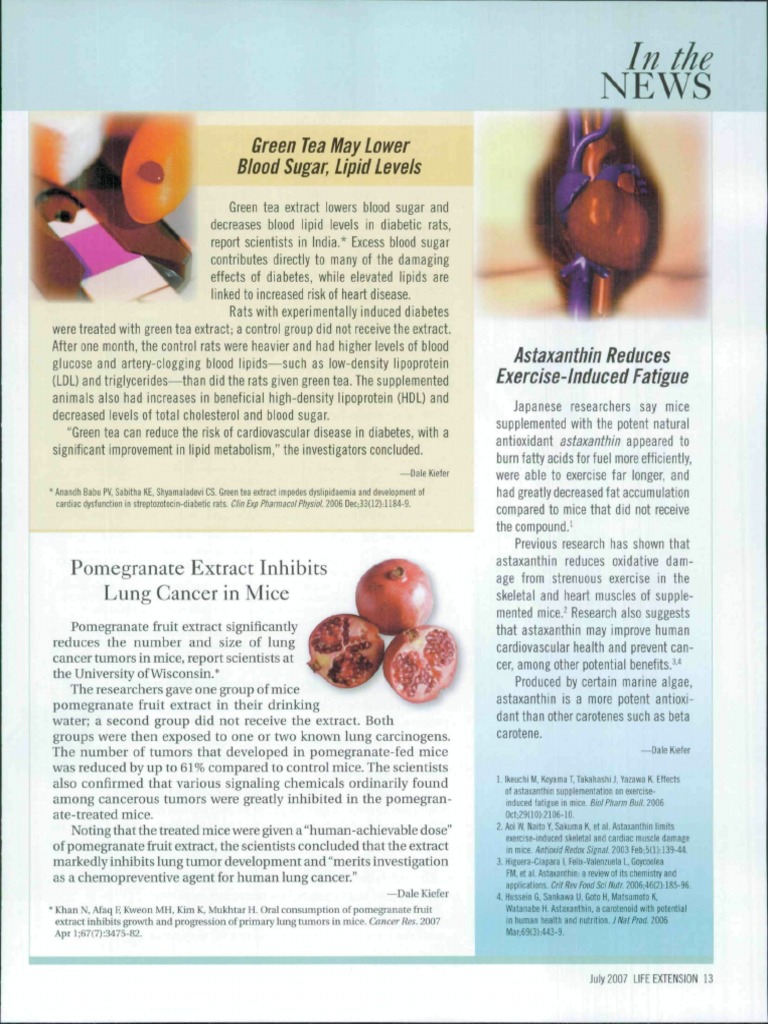 Astaxanthin Reduces Exercise-Induced Fatigue | PDF | Cardiovascular ...