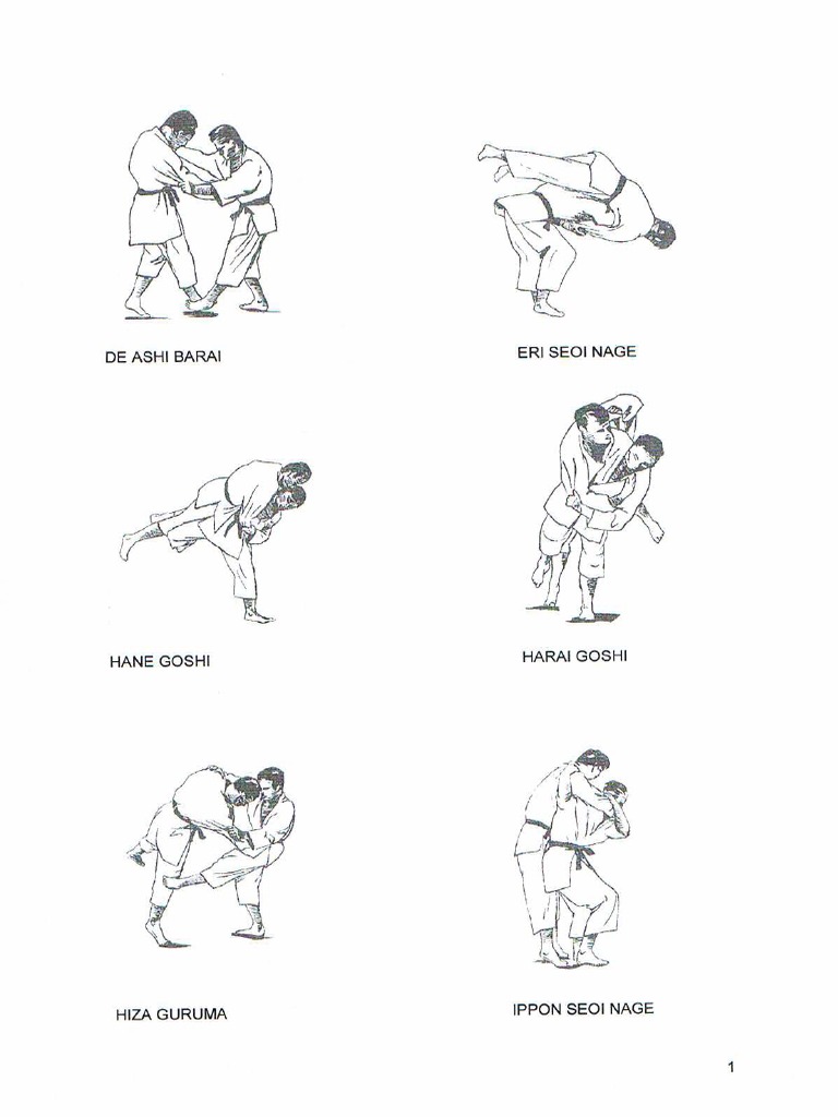 Nage Waza Proyecciones | PDF