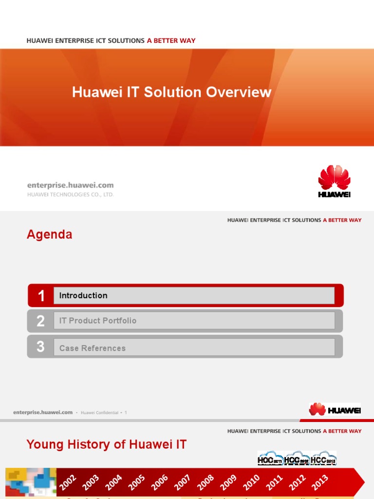 Huawei IT Product Line Introduction | PDF | Data Center | Cloud Computing