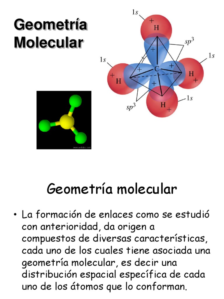 Geometria Molecular Presentar | PDF | Polaridad química | Enlace químico
