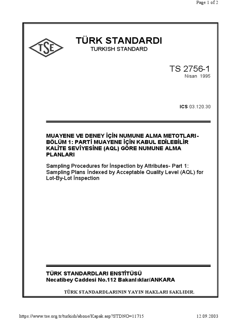 TS 2756 | PDF