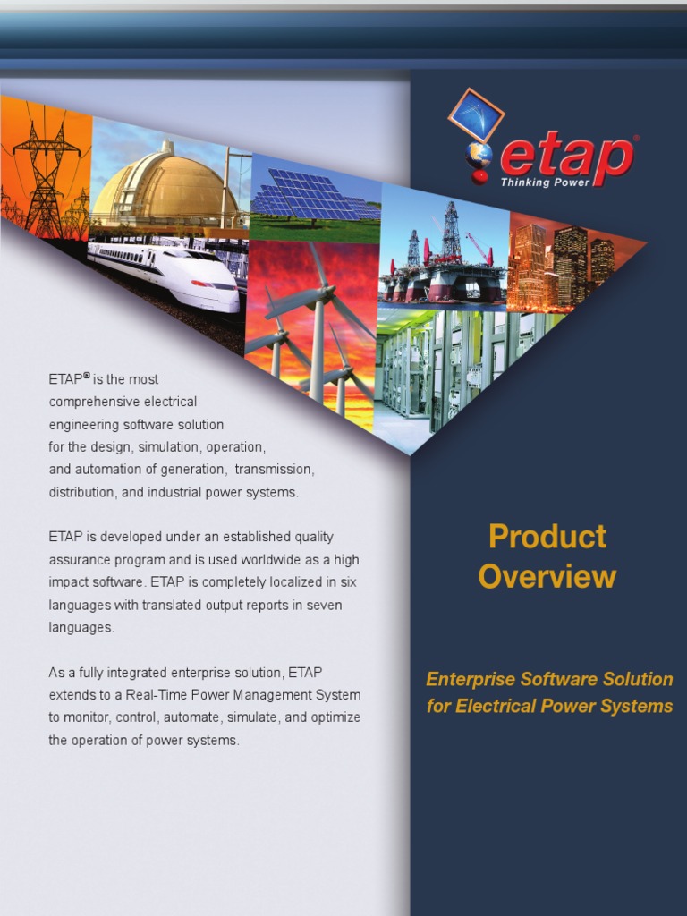 ETAP Product Overview 2012 | PDF | Photovoltaic System | Relay