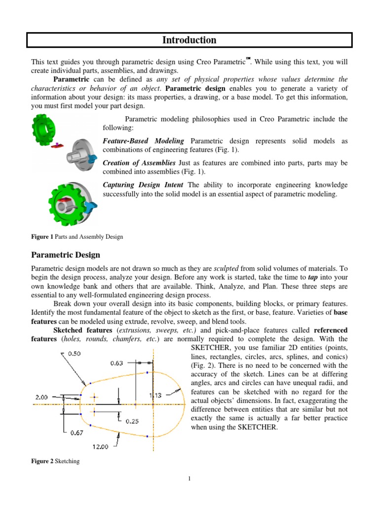 CREO Introduction | PDF | 3 D Modeling | Cartesian Coordinate System
