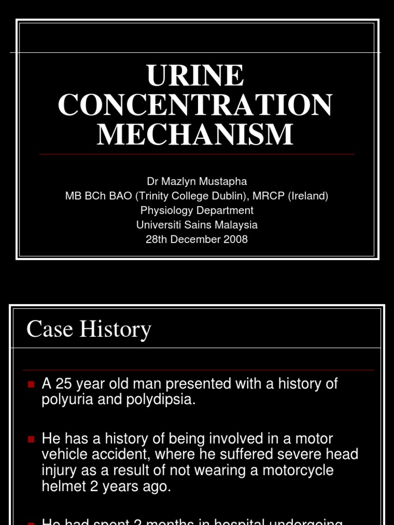2008 Urine Concentrating Mechanism | PDF | Endocrine System | Kidney