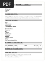 Work Immersion Resume Sample | PDF