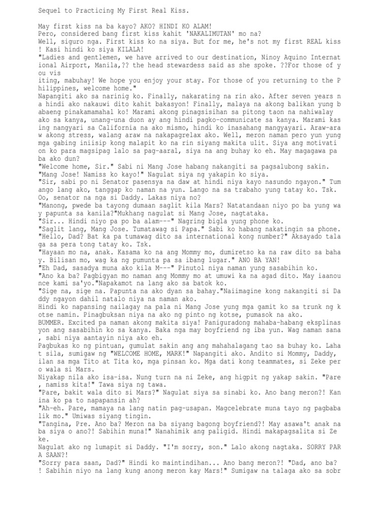 Remembering My First Real Kiss | PDF