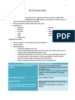 OB HESI Study Guide | PDF | Childbirth | Postpartum Period