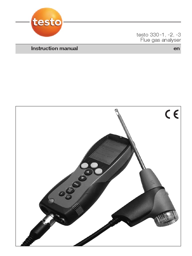 Manual Testo330 | PDF | Battery Charger | Battery (Electricity)
