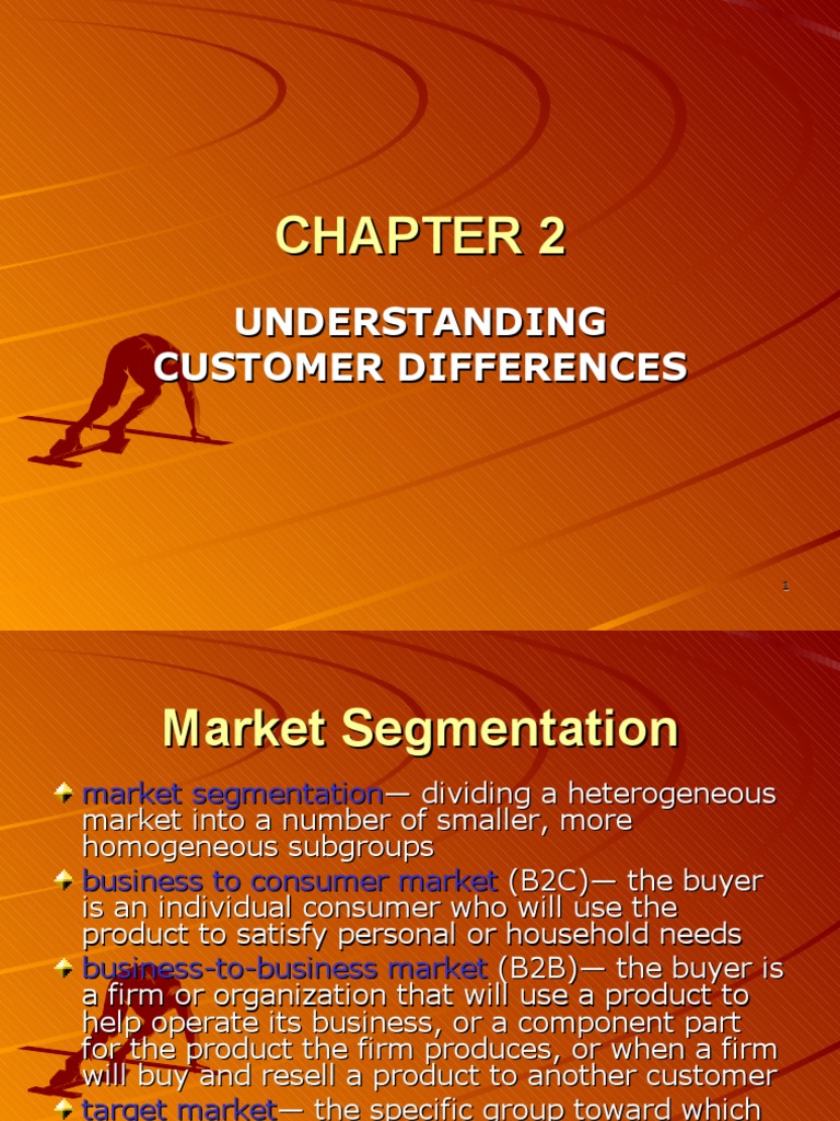 Understanding Customer Differences | PDF | Market Segmentation | Net ...