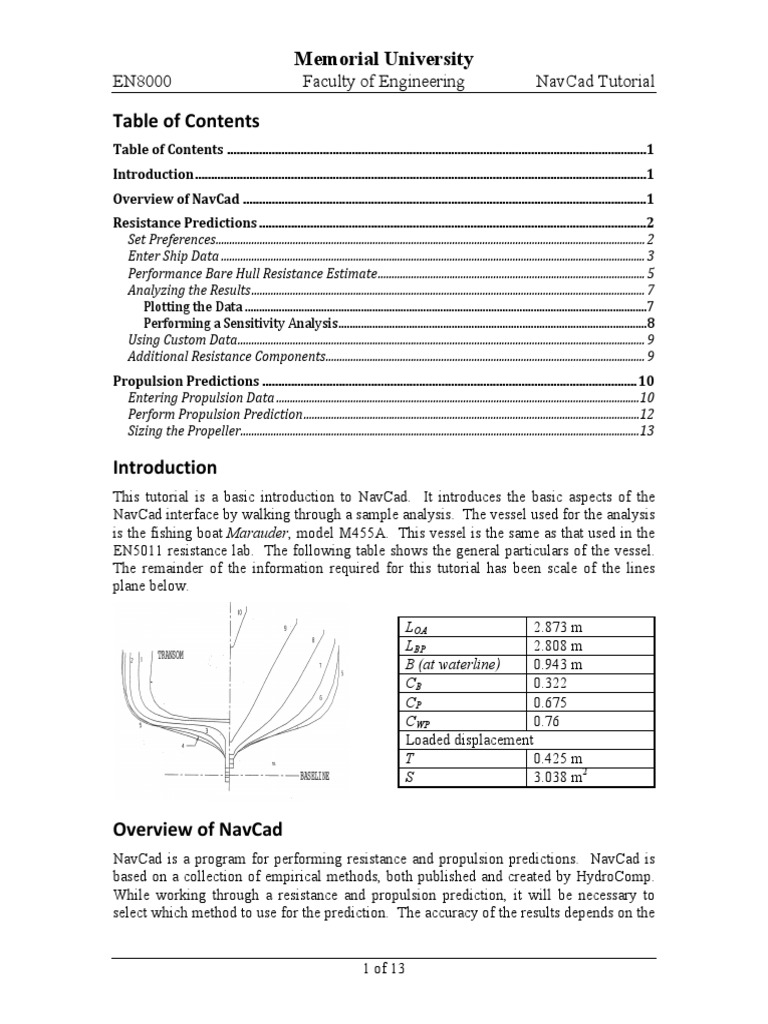 Tutorial Navcad | PDF | Propeller | Drag (Physics)