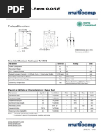 5mm LED Datasheet PDF | PDF | Light Emitting Diode | Electrical Equipment