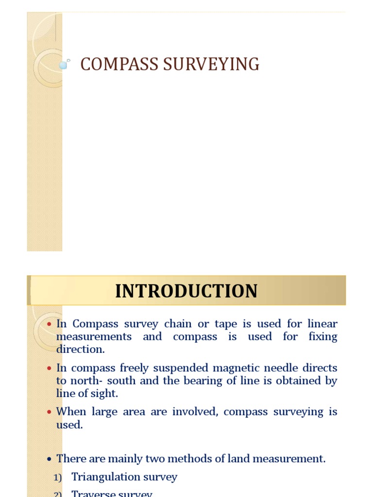 Pass Surveying | PDF | Compass | Surveying