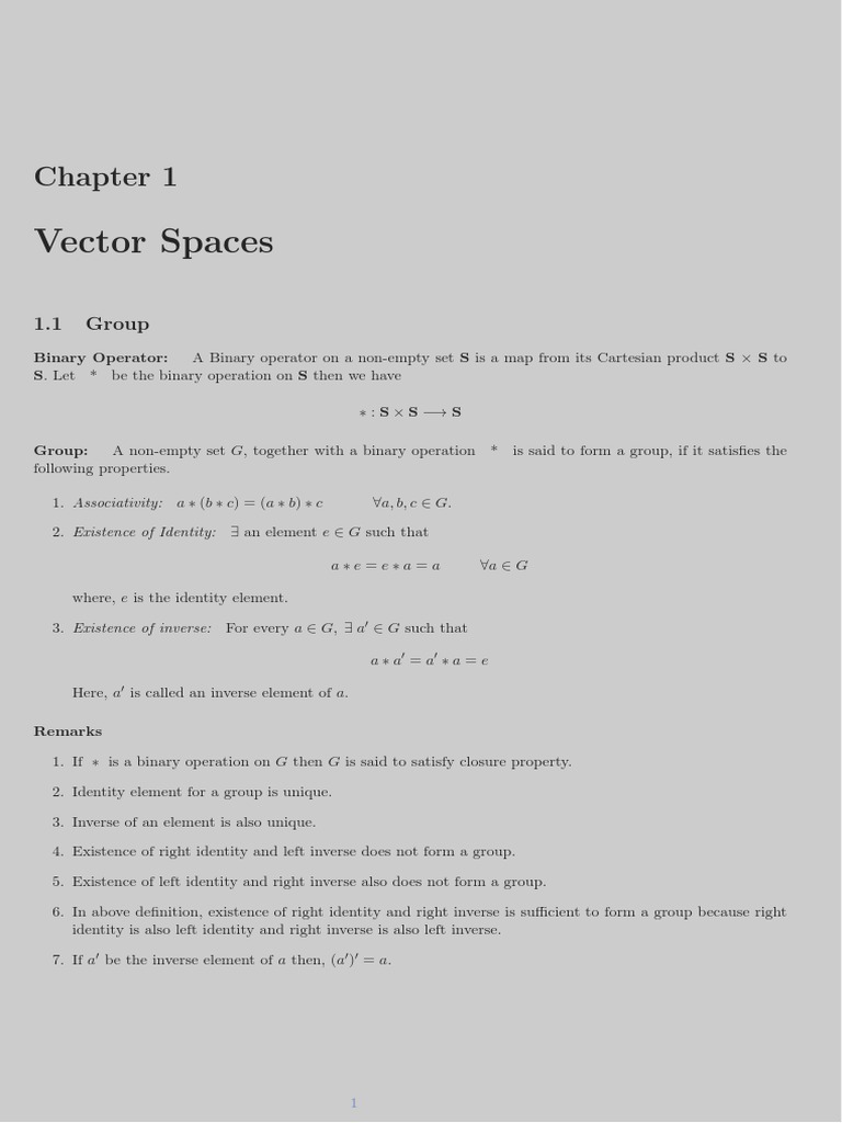 Linear Algebra | Download Free PDF | Ring (Mathematics) | Linear Subspace