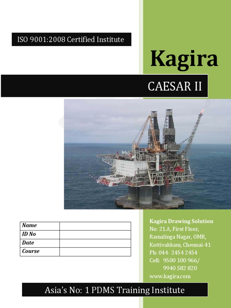 Caesar Book Material | PDF | Stress–Strain Analysis | Pipe (Fluid ...