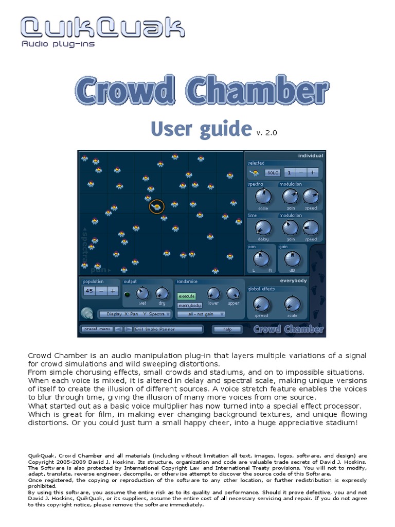 Crowd Chamber User Guide 2 00 | PDF | Parameter (Computer Programming ...