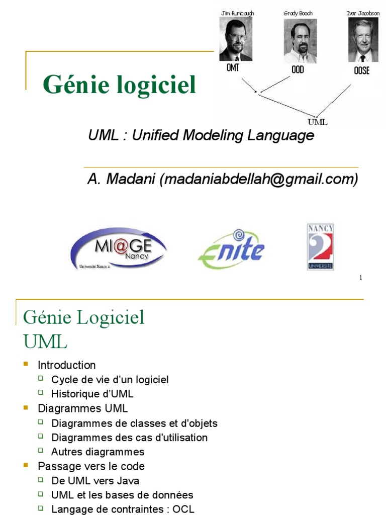 Cours UML | PDF | Classe (informatique) | Test de logiciel