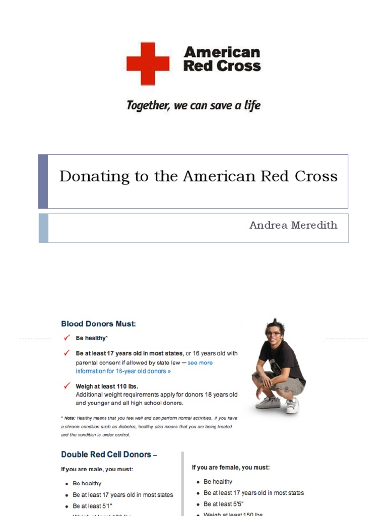 How to Donate to the American Red Cross | PDF