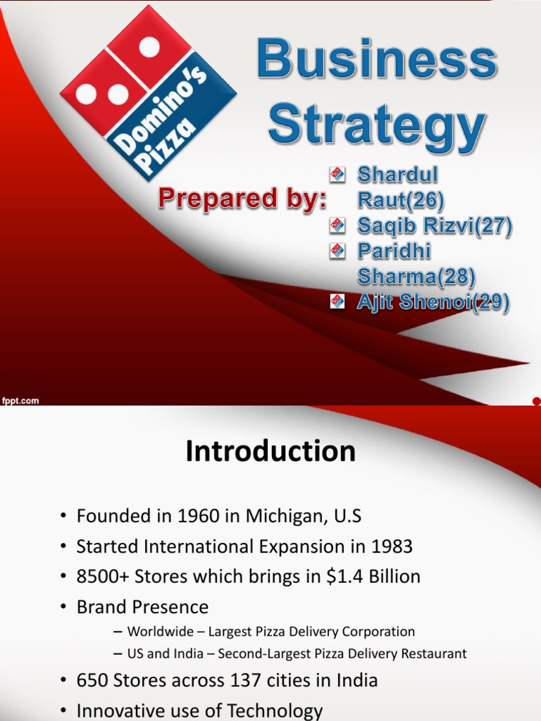 Dominos Strategy | PDF | Fast Food Restaurants | Strategic Management