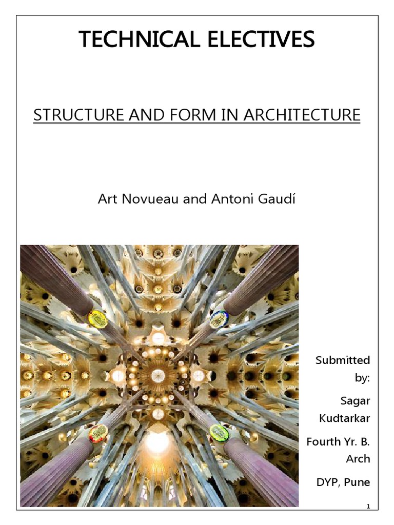 Art Nouveau and Antoni Gaudi | PDF | Art Nouveau | Arts (General)