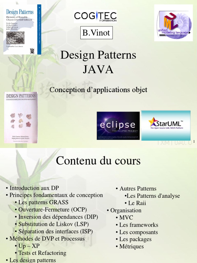 Design Patterns Java 1222499509564319 8 | PDF | Patron de conception | Architecture de logiciel