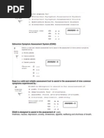 Edmonton Symptom Assessment System Guide | PDF