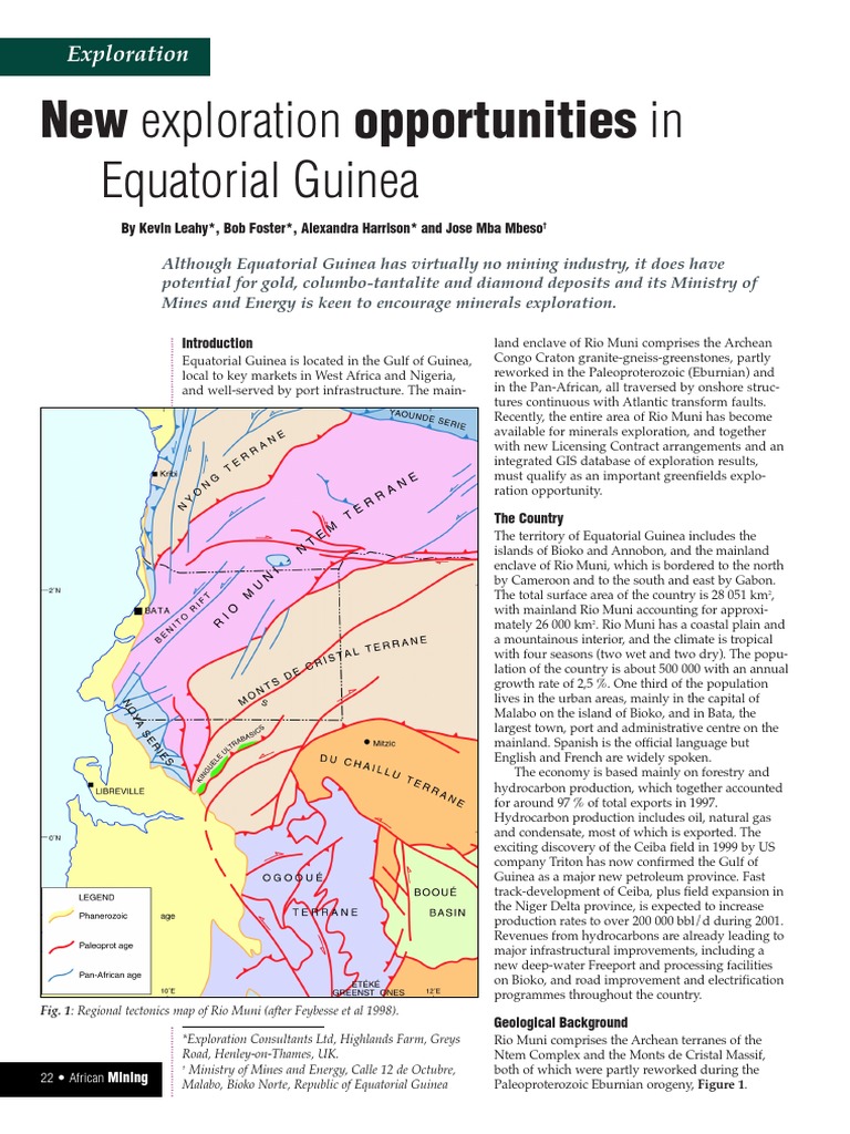Guinea Geology | PDF | Mining | Geology
