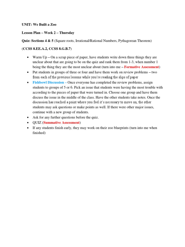 Lesson Plan 9 | PDF