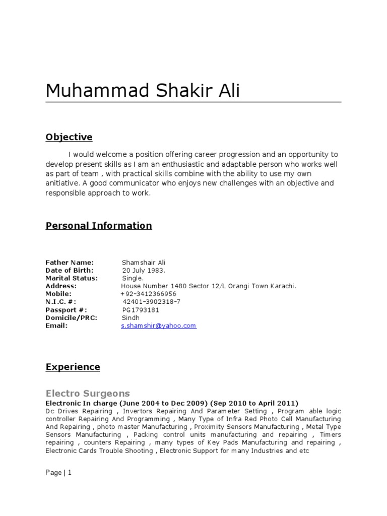 Muhammad Shakir Ali | PDF