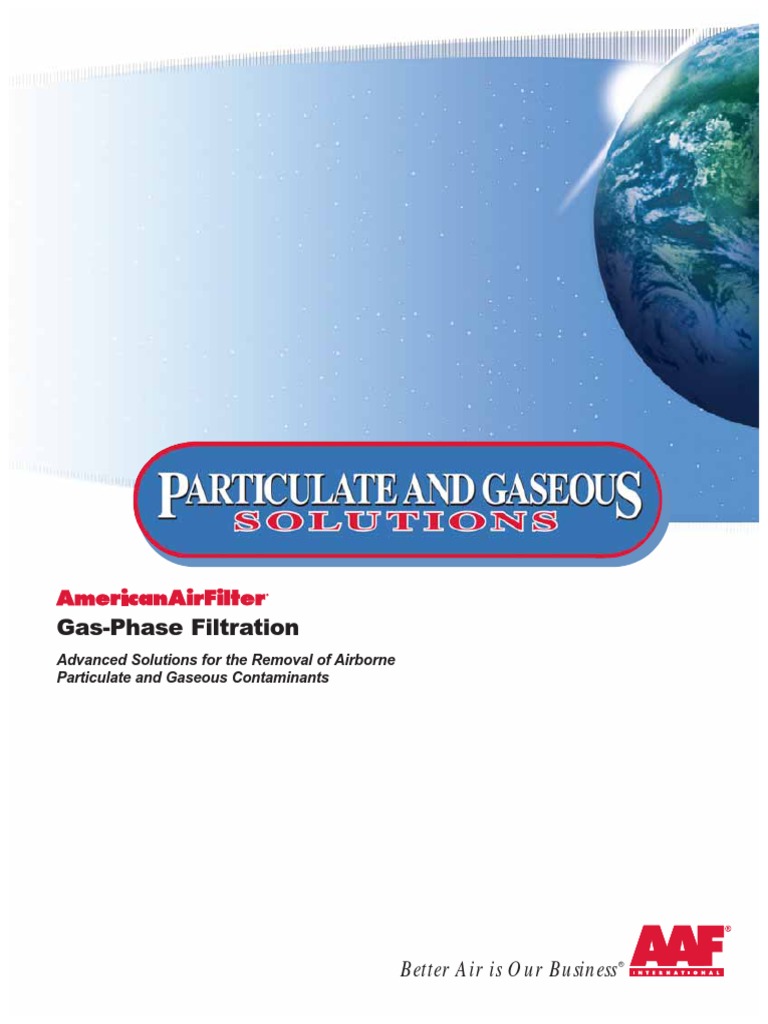 Gas Phase Filtration Capabilities GPF | PDF | Filtration | Air Pollution