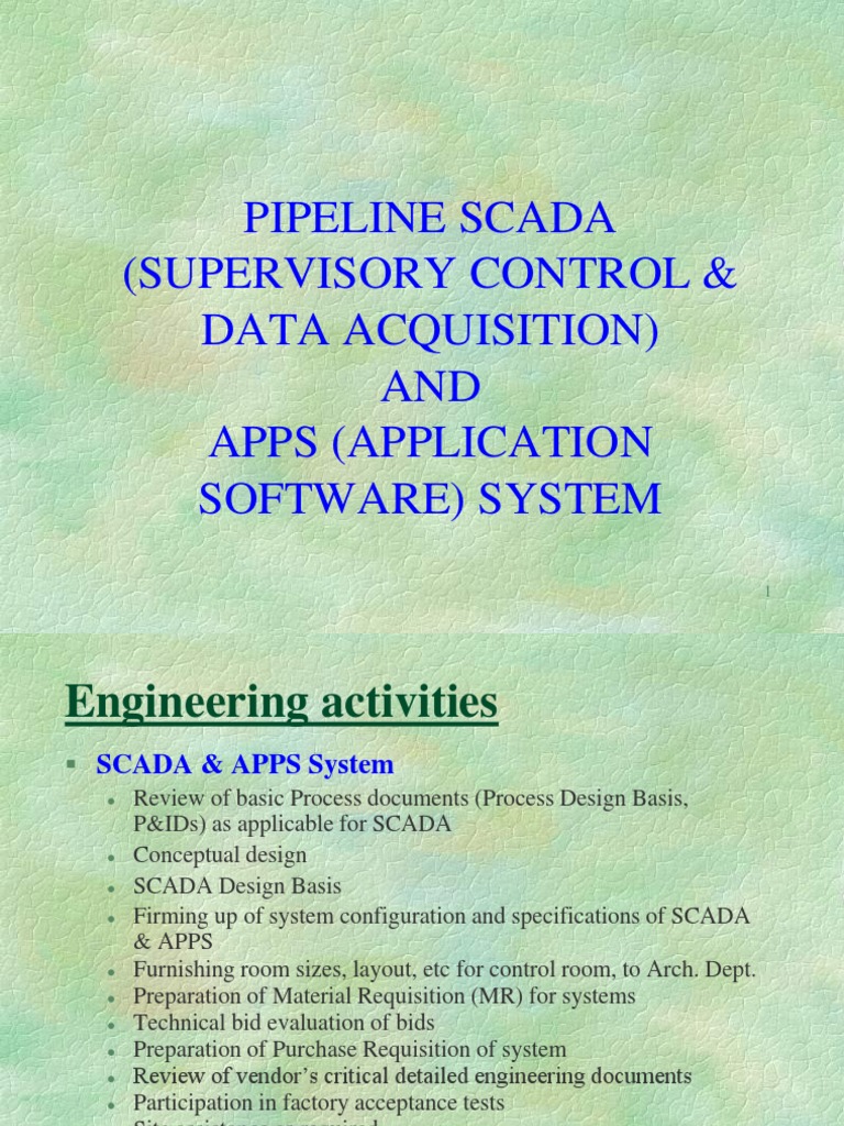 Scada Presentation To Mts Pdf Scada Electrical Grid