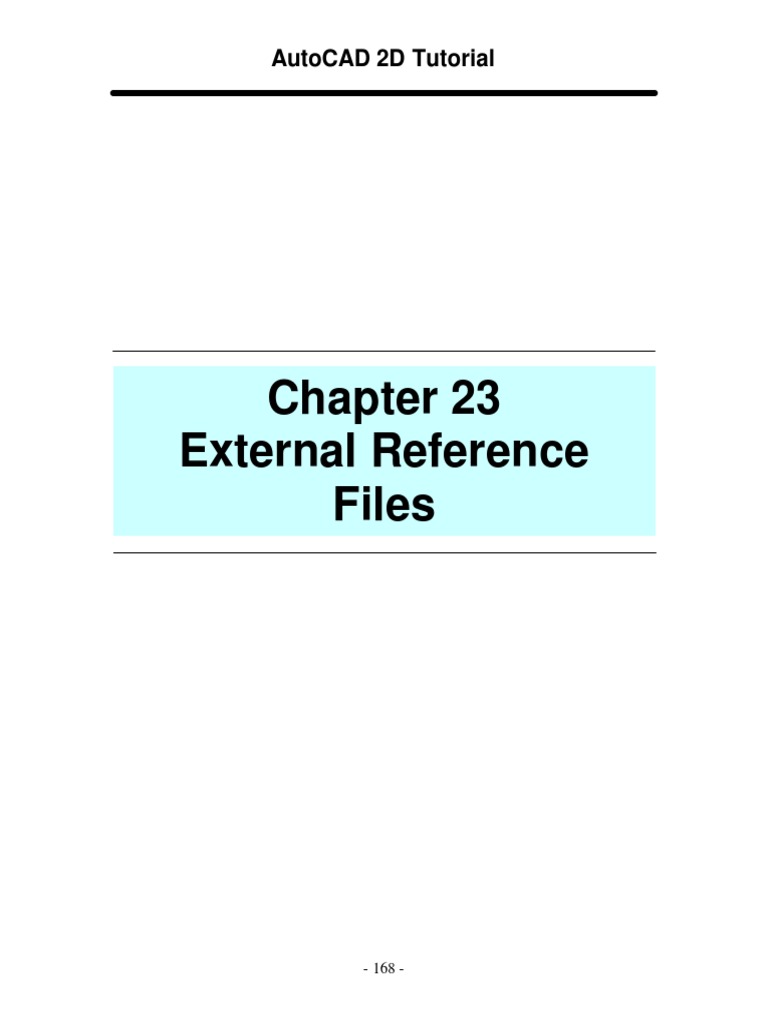 Xref 01 | PDF | Auto Cad | Command Line Interface