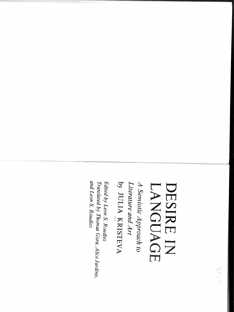 Julia Kristeva - "The Bounded Text" | PDF | Foreign Language Studies