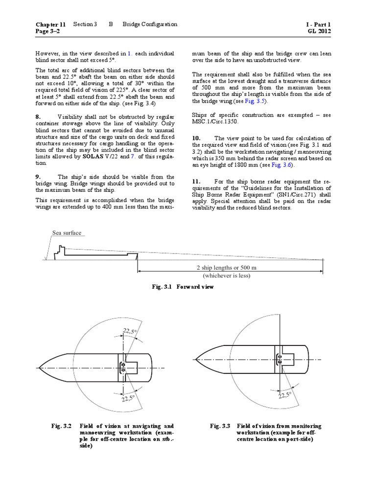 IMO Required Visibility | PDF | Technology & Engineering