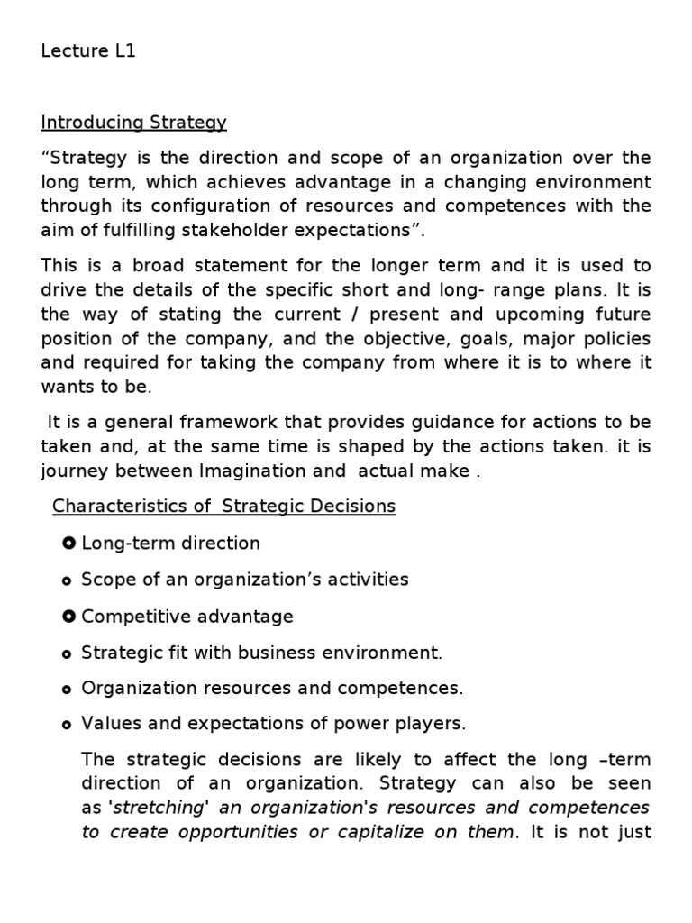 Understanding Strategic Scope | PDF | Strategic Management | Swot Analysis