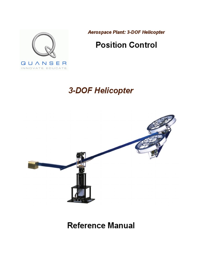 QUANSER-3DOFHelicopter Reference Manual | PDF | Electrical Connector ...