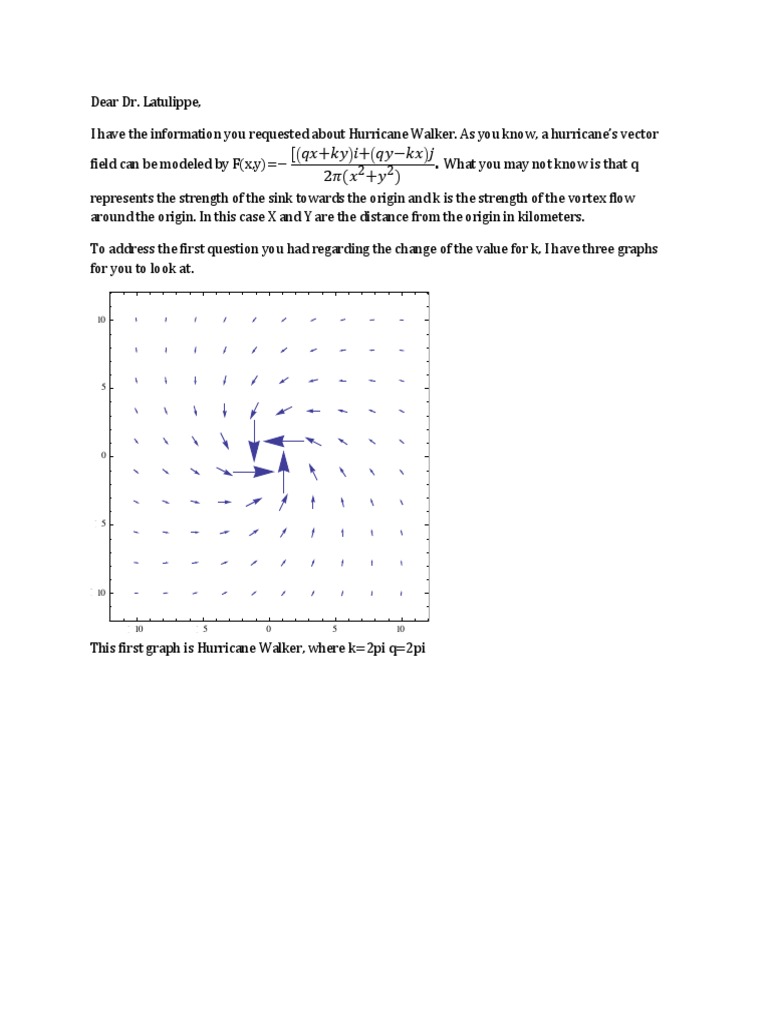 Math Hurricane Project | PDF | Tropical Cyclones | Vortices