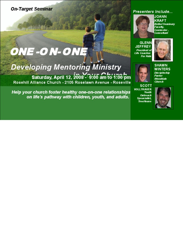 Mentoring Ministry Seminar 2008 | PDF