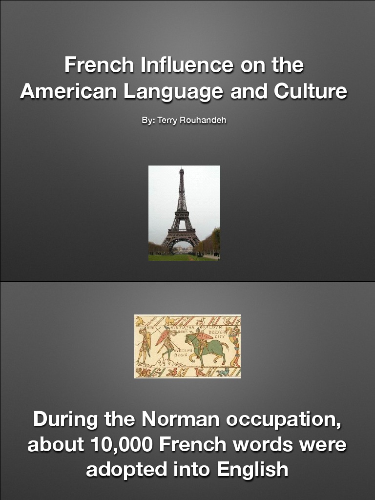 French Influence Powerpoint | PDF | English Language | Linguistics