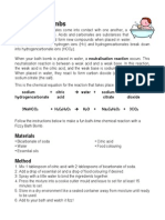Orange Fizz Experiment | PDF