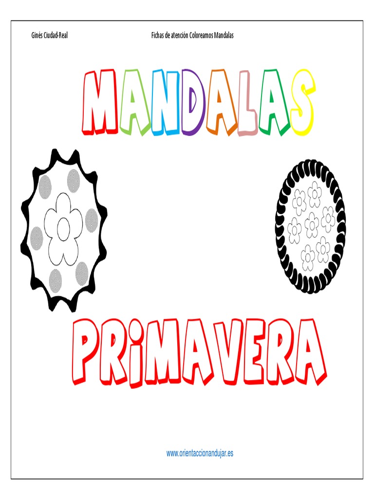 Mandalas de Primavera para Colorear | PDF | Estilo de vida