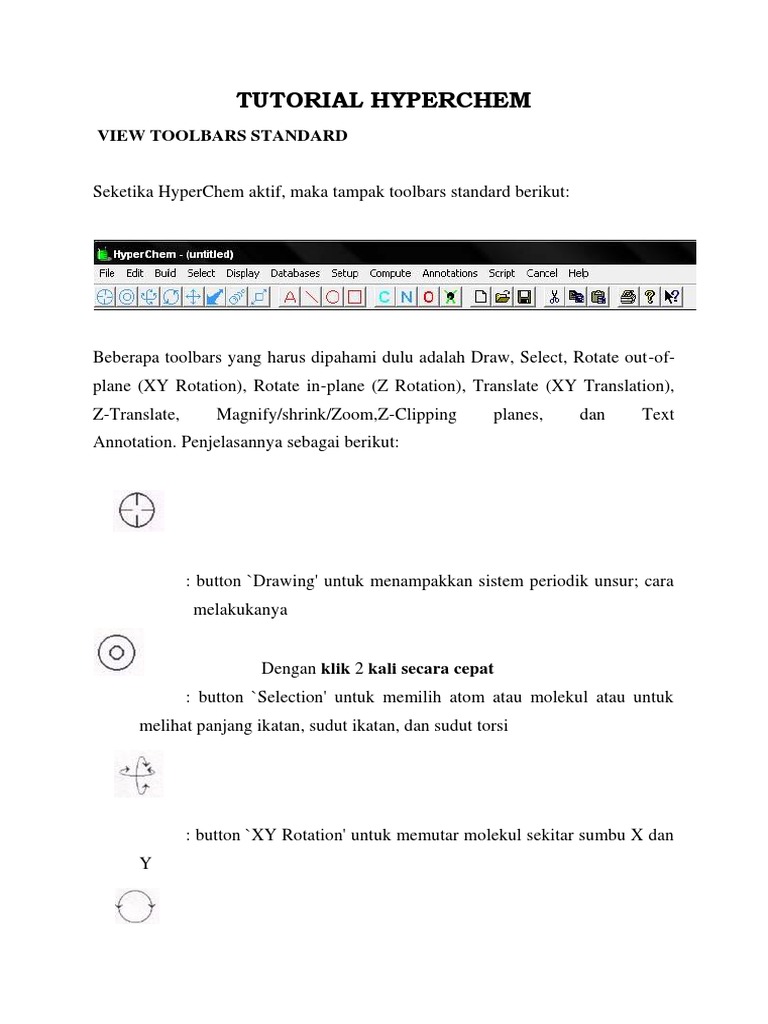 Tutorial Hyperchem 2 | PDF | Kimia Komputasi | Dinamika Molekuler