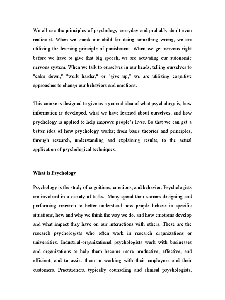 Understanding Psychology | PDF | Psychology | Emotions