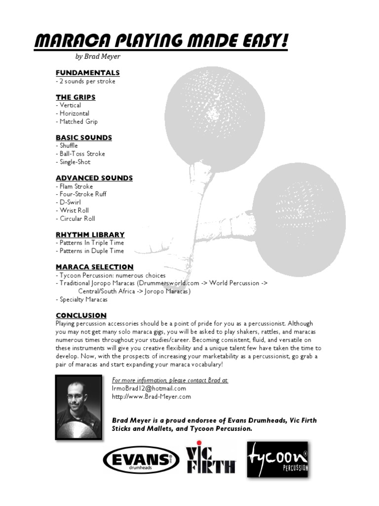 Maracas Rhythm Library | PDF | Rhythm | Musical Notation