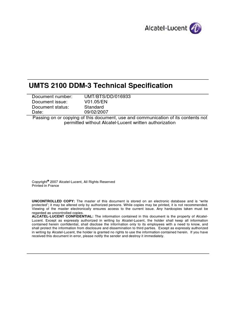 DDM-3 Specifications V01.05 | PDF | Electromagnetic Compatibility ...